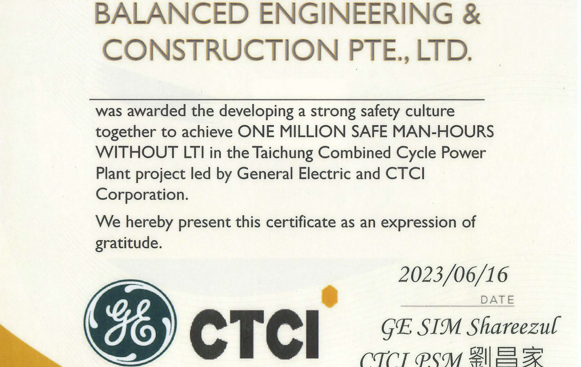 Awards & Recognitions - BEC