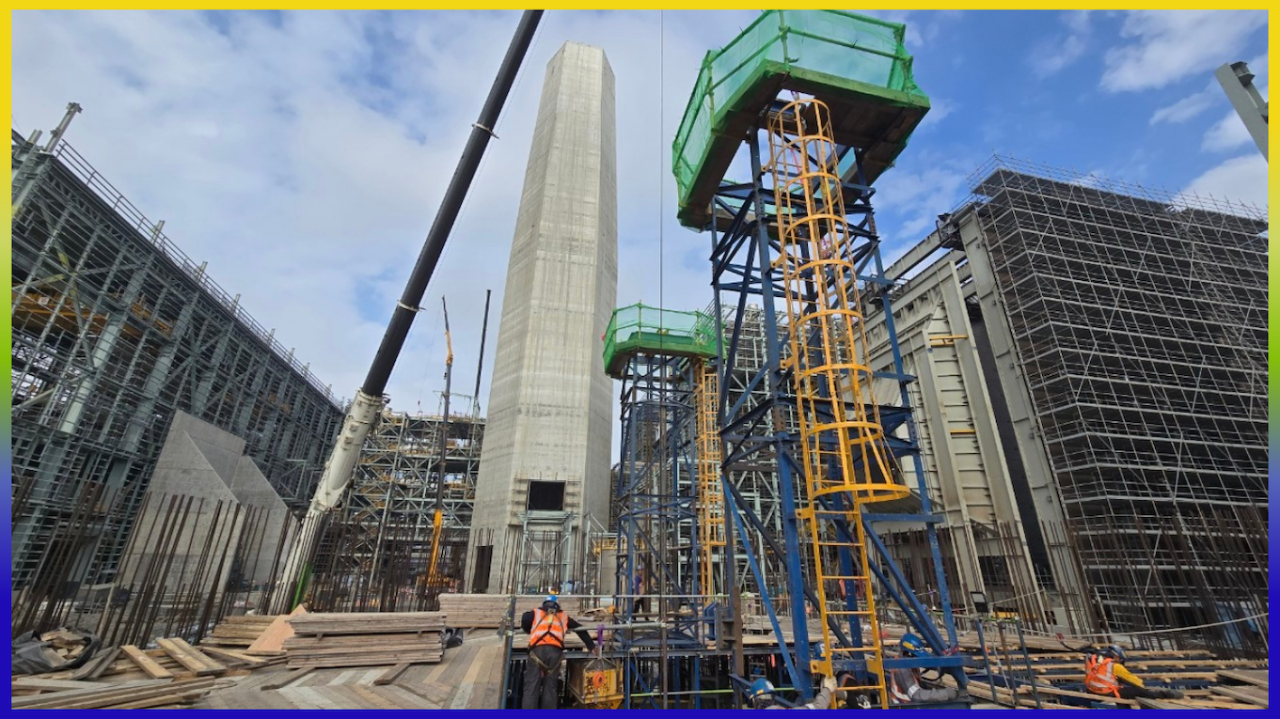 Slipform Rig Assembly 150m Chimney - BEC